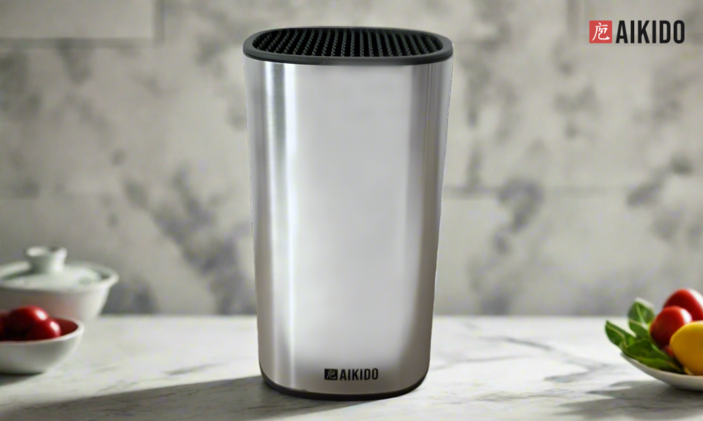 Yoki Stainless Steel Knife Holder – Aikido Steel
